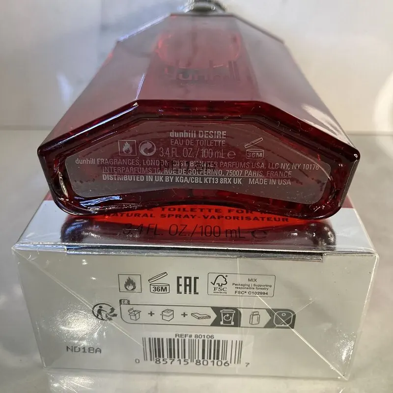 Dunhill Desire Red Men's Perfume 100 ML | Watch Shop BD