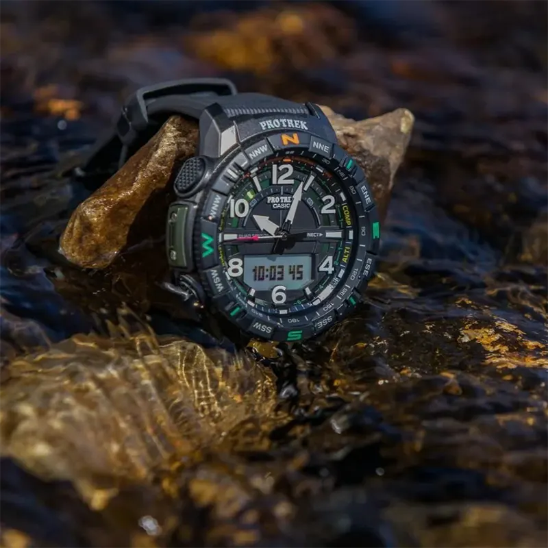 Casio Pro Trek Quad Sensor Bluetooth Digital Men's Watch- PRT-B50-1 ...