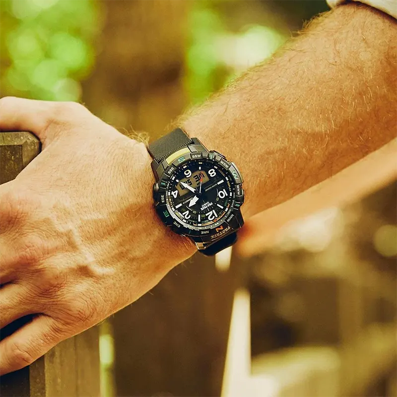 Casio Pro Trek Quad Sensor Bluetooth Digital Men's Watch- PRT-B50-1 ...
