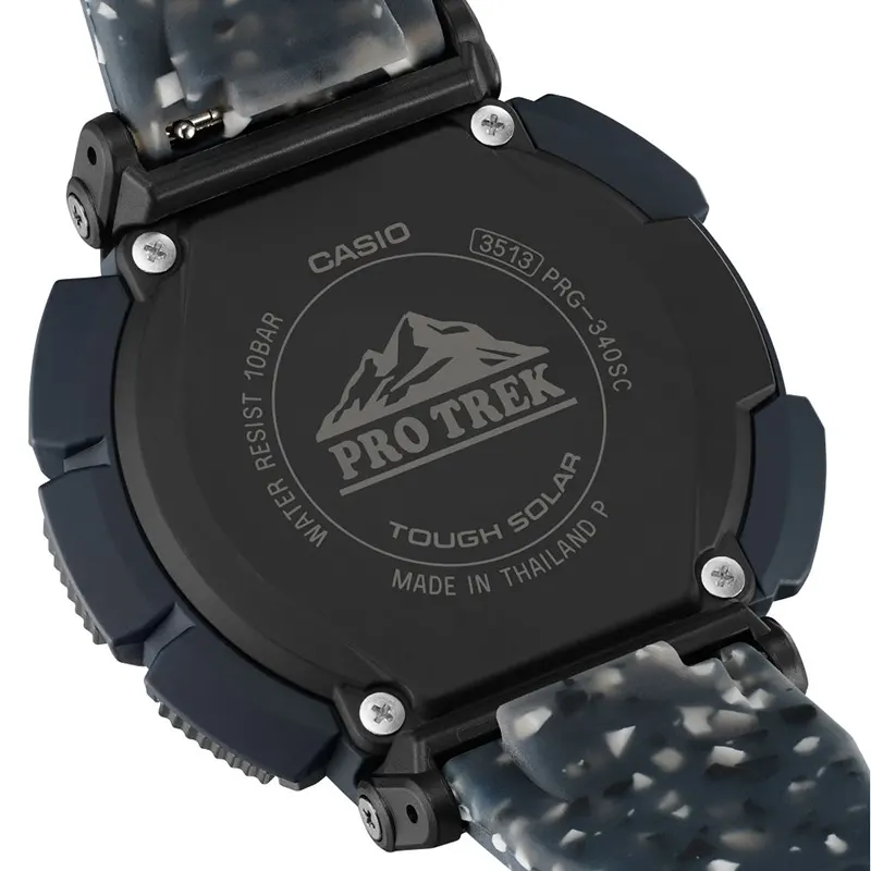 Casio Pro Trek Solar Power Resin Strap Digital Men's Watch- PRG-340SC-2 ...