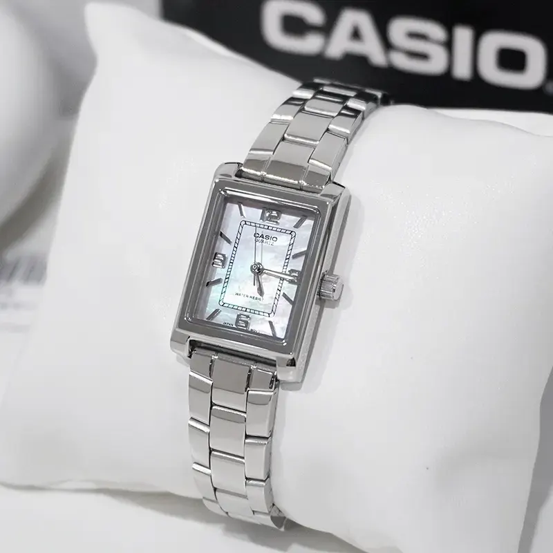Casio Enticer Quartz MOP Grey Dial Fashion Ladies Watch- LTP-1234DS-4A ...