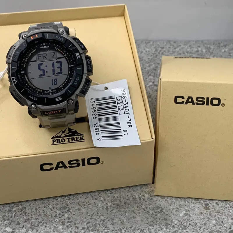 Casio Pro Trek Solar Power Digital Dial Men's Watch- PRG-340T-7DR ...