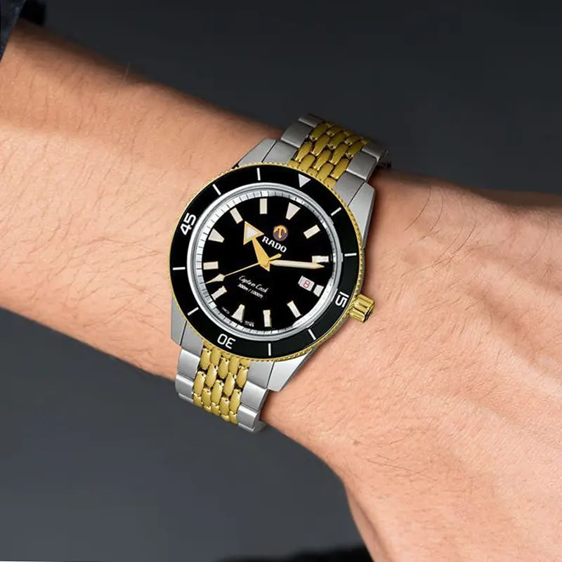 Rado Captain Cook Automatic Two-tone Men's Watch- R32138153 | Watch Shop BD