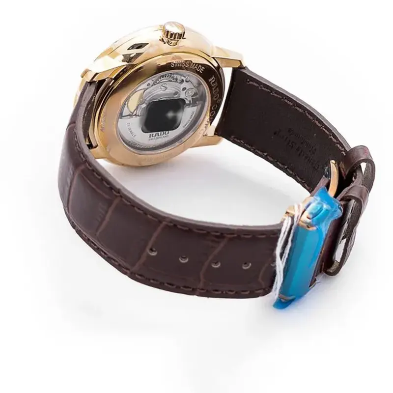 Rado Coupole Chronometer Automatic Leather Men's Watch- R22881165 ...
