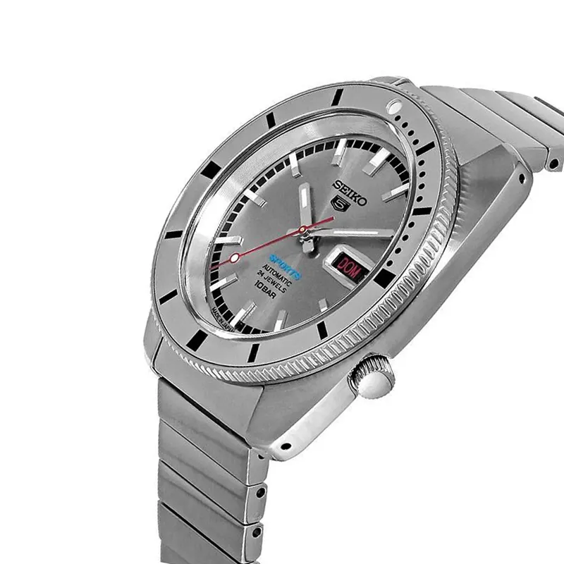 Seiko 5 Sports LIMITED EDITION Heritage Kamen Ride Silver-tone Watch ...