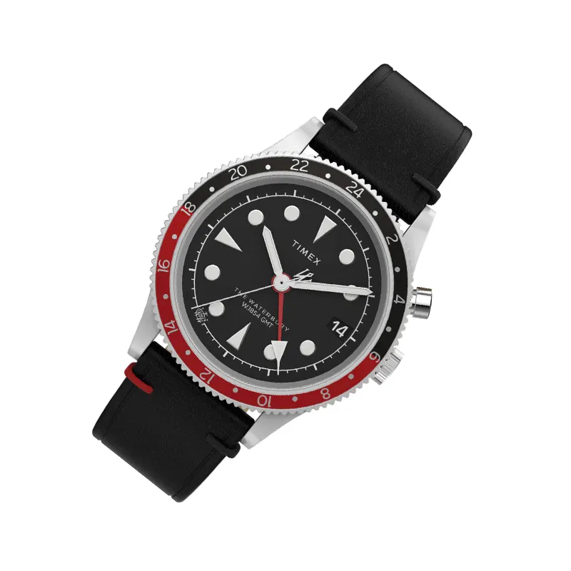 Timex Waterbury Traditional GMT Pepsi Men's Watch- TW2W22800VQ | Watch ...