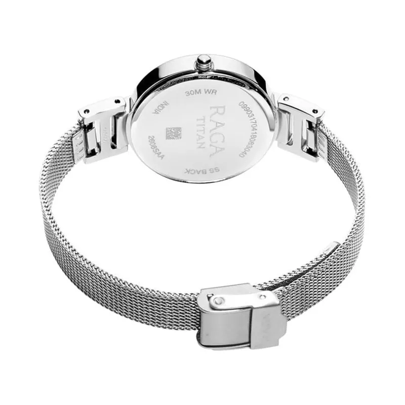 Titan Raga Viva Blue Dial Attractive Ladies Watch- 2608SM02 | Watch Shop BD