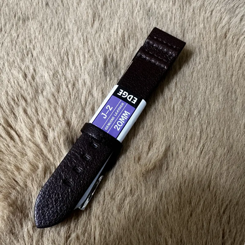 20mm Red Wine Genuine Leather Watch Strap – Durable Band | Watch Shop BD