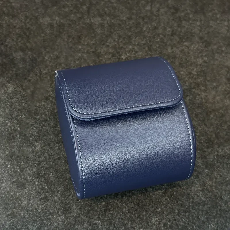 Premium Quality Imported Blue Leather Travel Watch Box 1 Slots | Watch ...