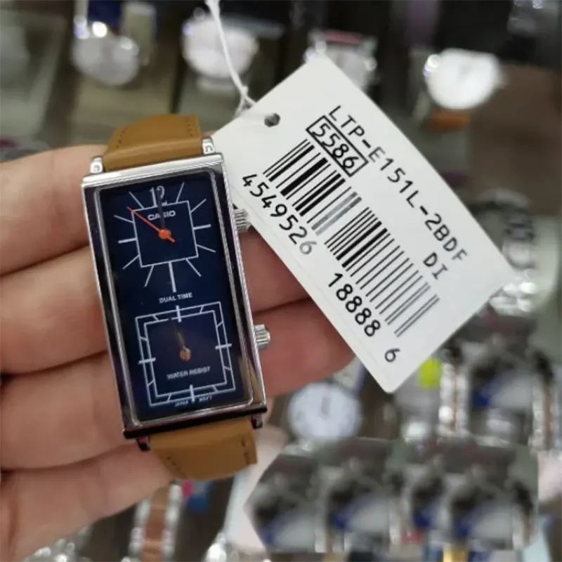 Casio Enticer Blue Window Dial Ladies Watch- LTP-E151L-2B | Watch Shop BD