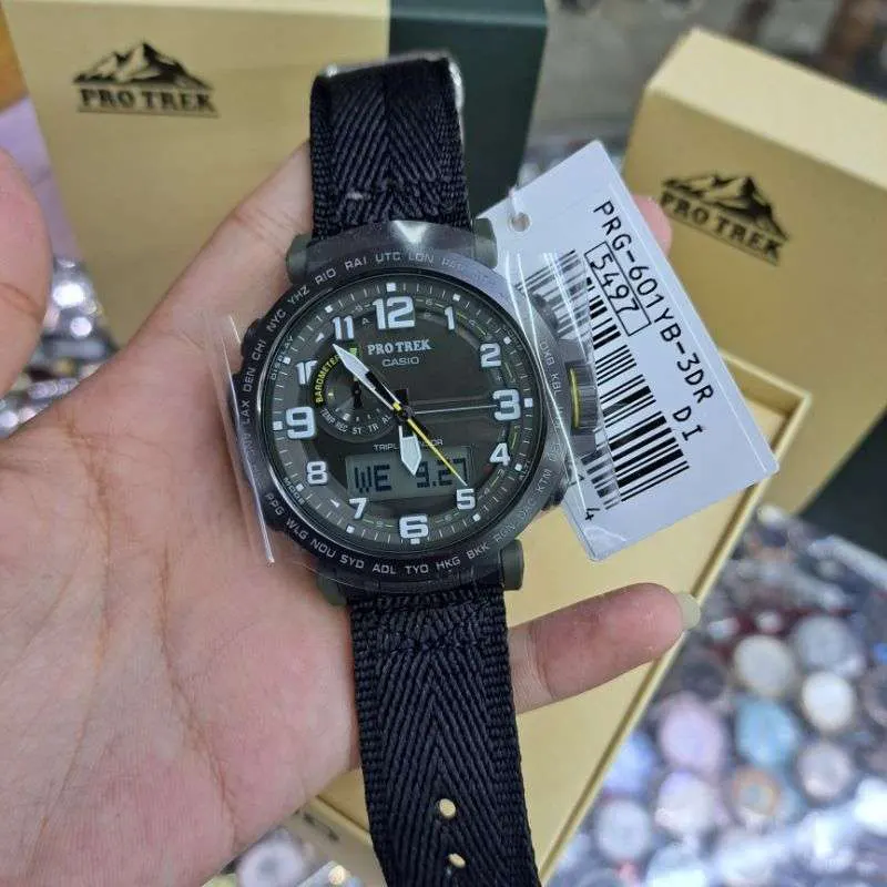 Casio Pro Trek Tough Solar Triple Sensor Bio-Based Men's Watch- PRG ...