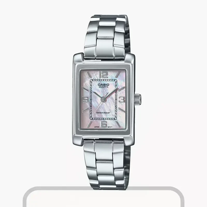 Casio Enticer Quartz MOP Grey Dial Fashion Ladies Watch- LTP-1234DS-4A ...