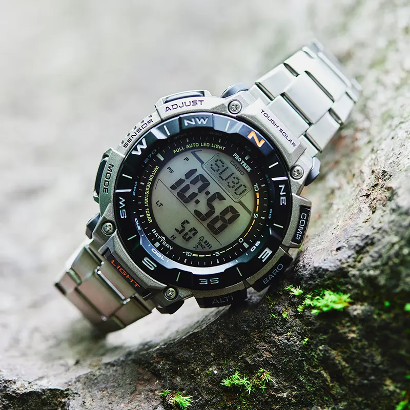 Casio Pro Trek Solar Power Digital Dial Men's Watch- PRG-340T-7DR ...