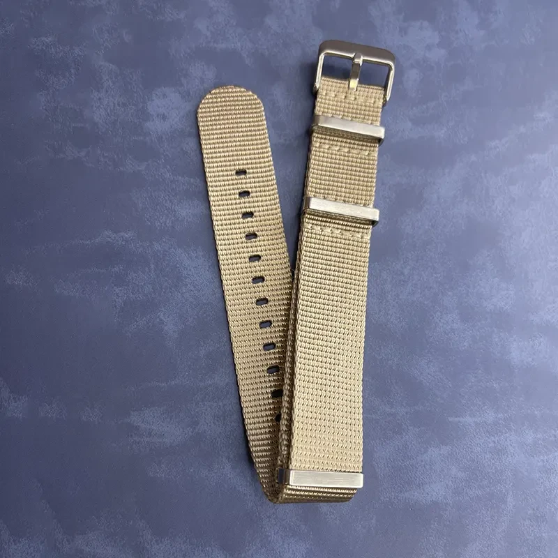 Nylon 22mm Beige Nato Premium Quality Watch Strap | Watch Shop BD