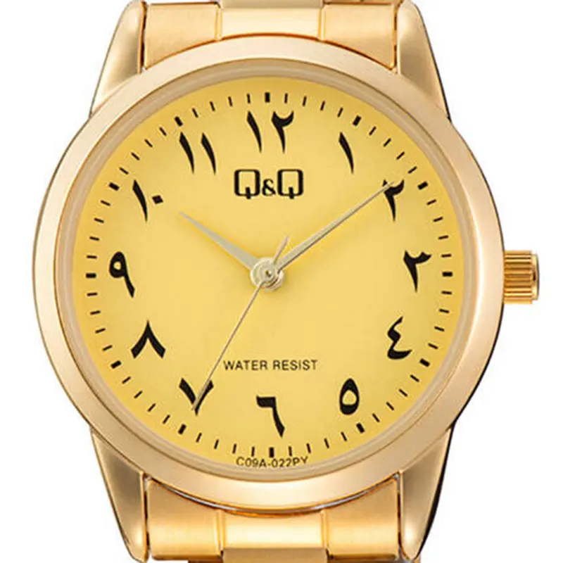 Q&Q Quartz Gold-tone Trandy Ladies Watch- C09A-022PY | Watch Shop BD