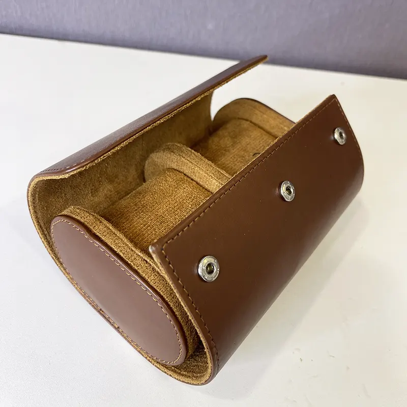 Premium Quality Imported Leather Travel Watch Box 2 Slots | Watch Shop BD