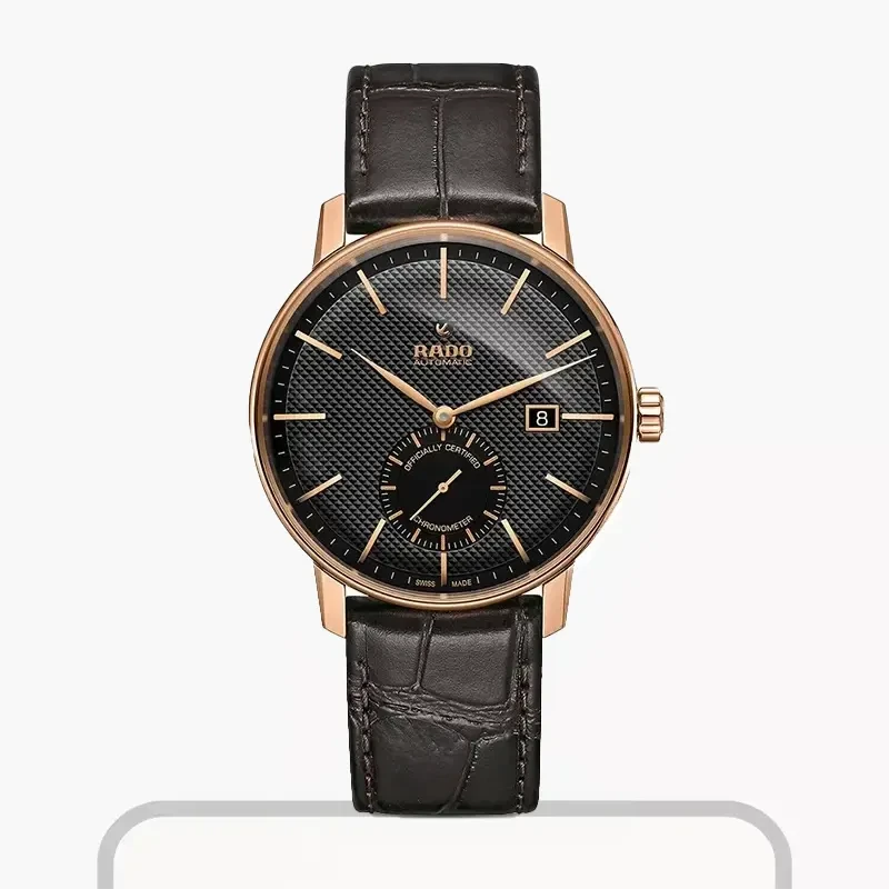 Rado Coupole Chronometer Automatic Leather Men's Watch- R22881165 ...